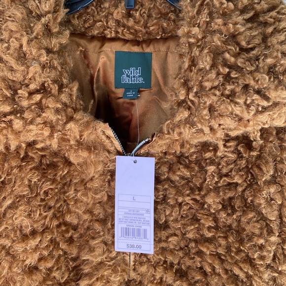 wild fable | Jackets & Coats | Wild Fable Long Sleeve Zipup Sherpa ...